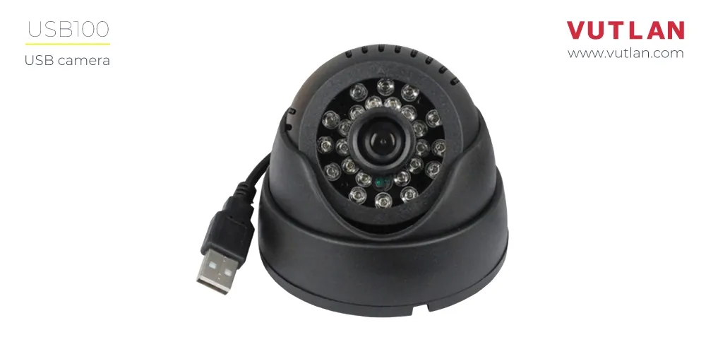 USB100 Dome Camera | High-Quality Monitoring for Security | Vutlan