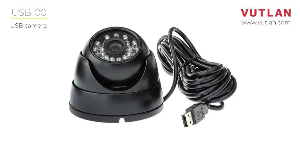 USB100 Dome Camera | High-Quality Monitoring for Security | Vutlan