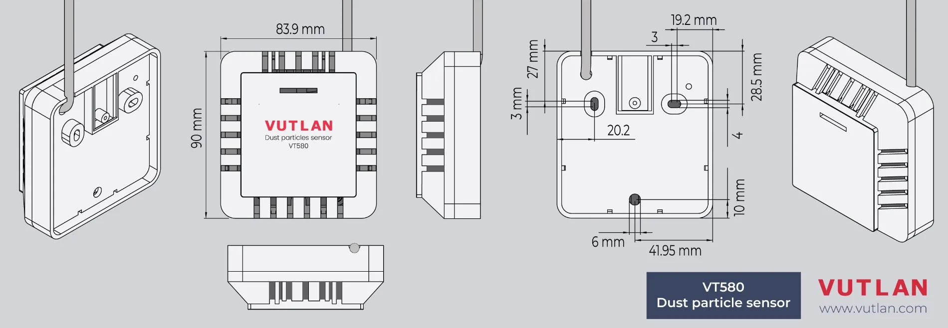 VT580 | Dust particles sensor