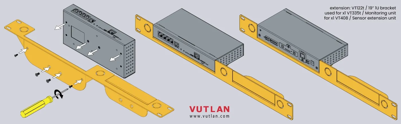 VT335t | Monitoring unit for small IT rooms